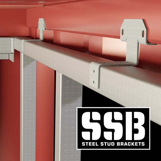12 Gauge Aluminum Steel Stud Framing Brackets – The Container Guy