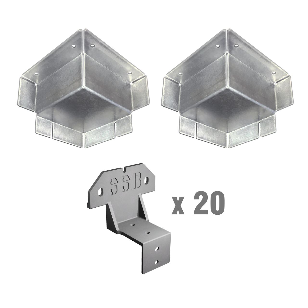 SSB™ Steel Stud Framing Kit (Corner Casting Covers + Composite Steel S ...
