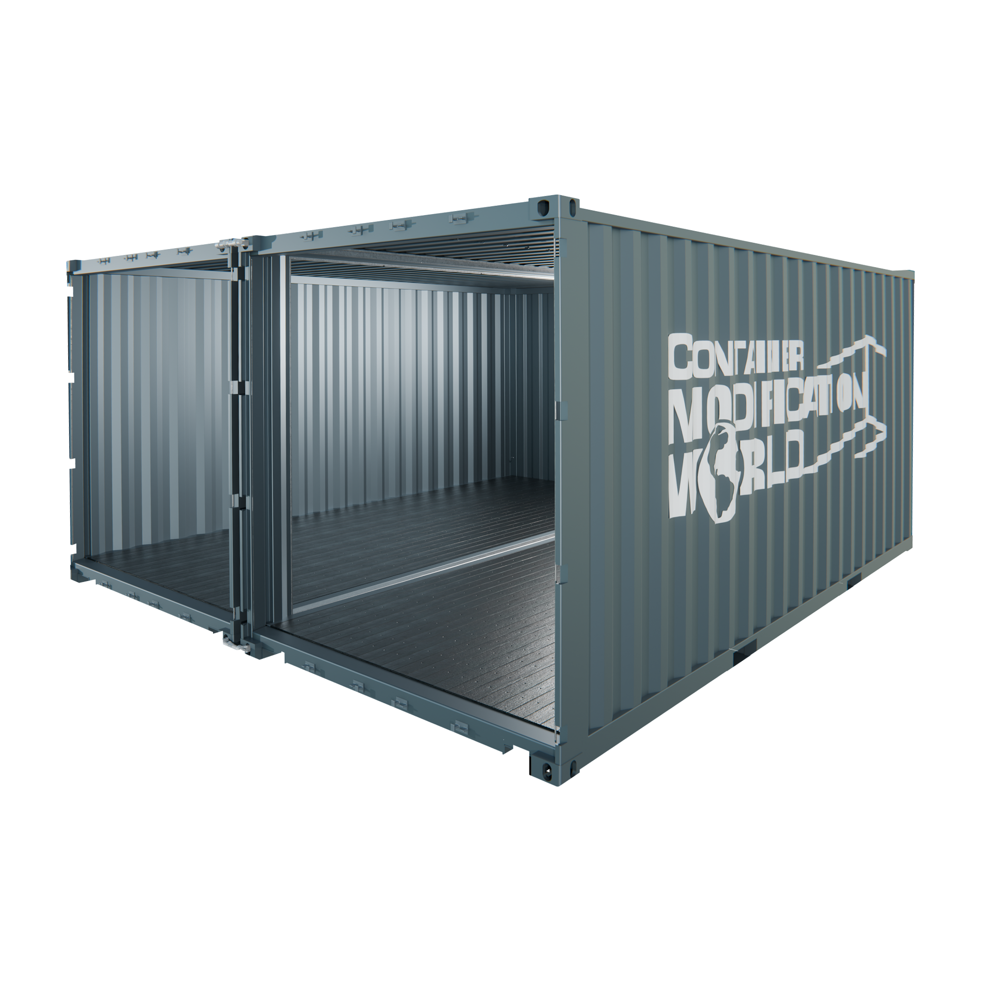 Low Profile 20' Double Wide Kit (Weld-Free) – The Container Guy