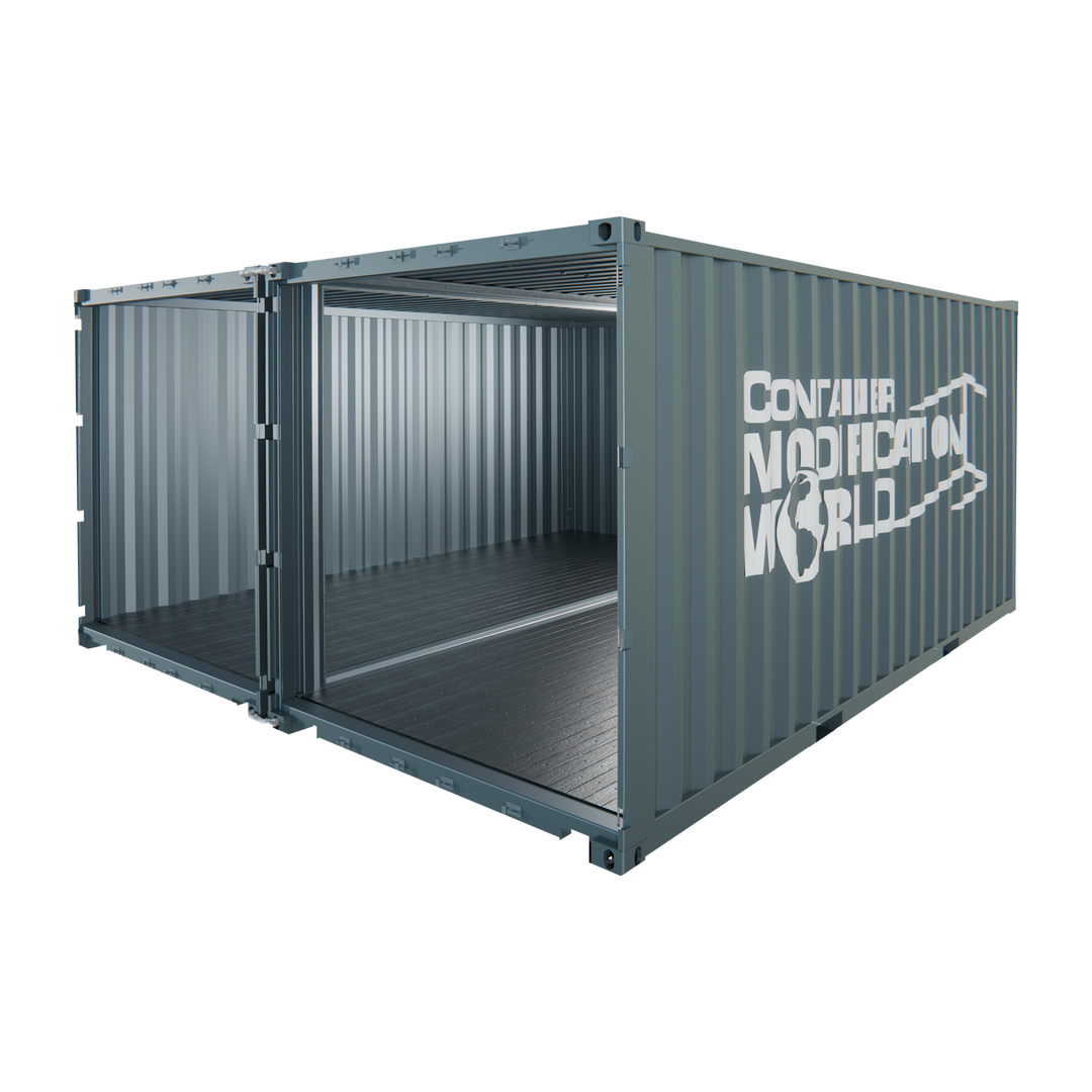 Low Profile 20' Double Wide Kit (Weld-Free) – The Container Guy