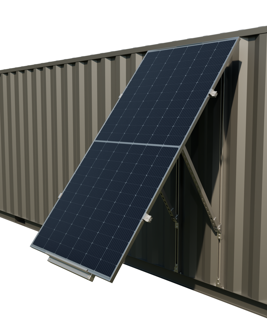 Solar Panel Mounting Kit (Side Wall) – The Container Guy