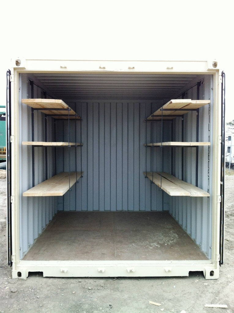 Instant Shipping Container Shelving Brackets (3 Pack) – The Container Guy